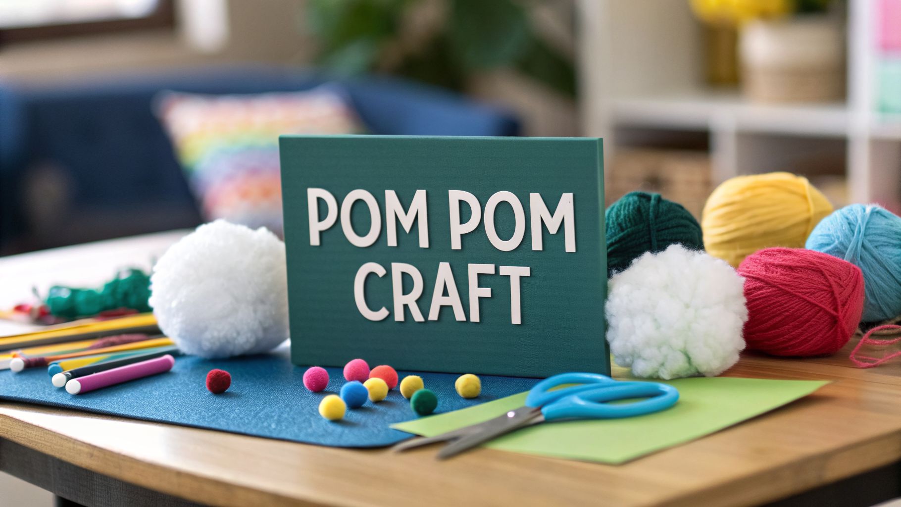 Pom Pom Craft: pom pom craft ideas for babies and toddlers – Grow With Me